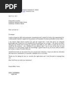 Application Letter - DOLE | PDF