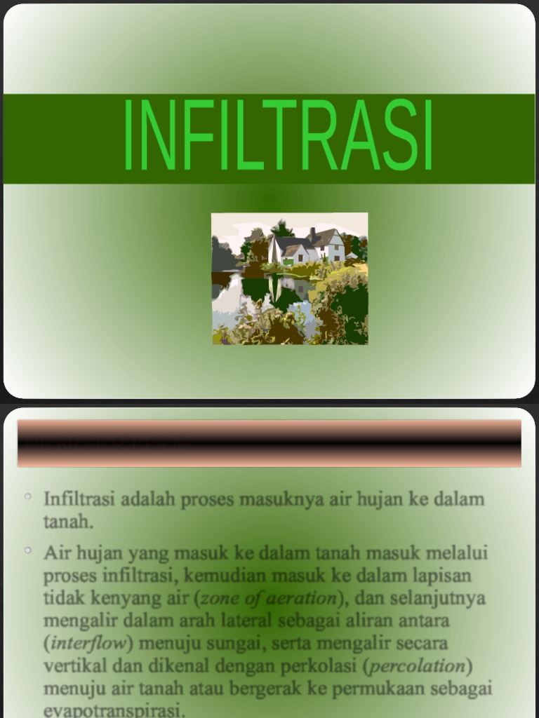 Materi 5 Infiltrasi | PDF