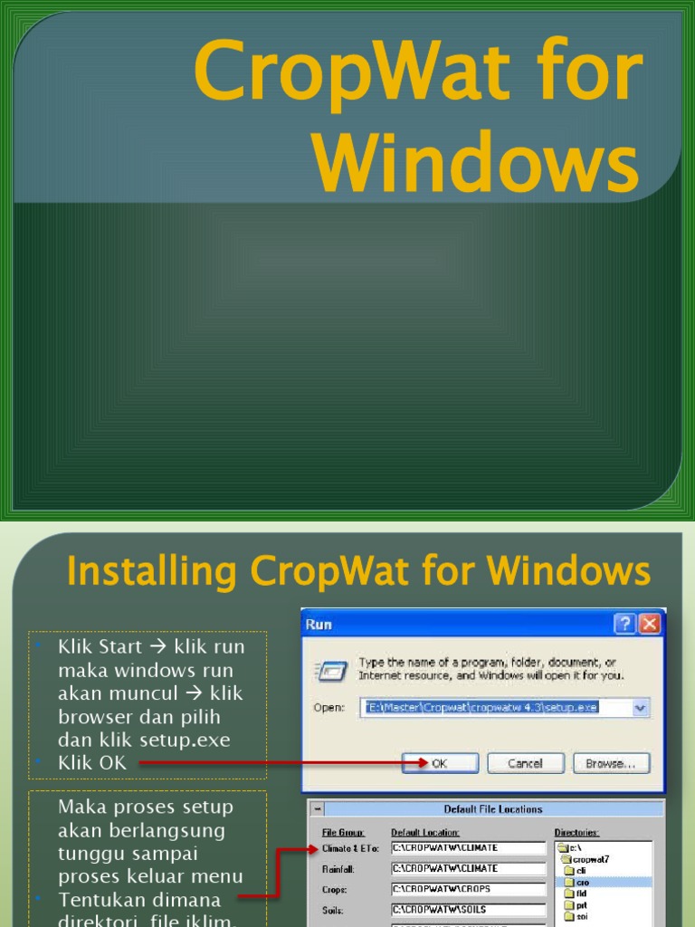 Materi 13 Cropwat 4.2 Bag II | PDF