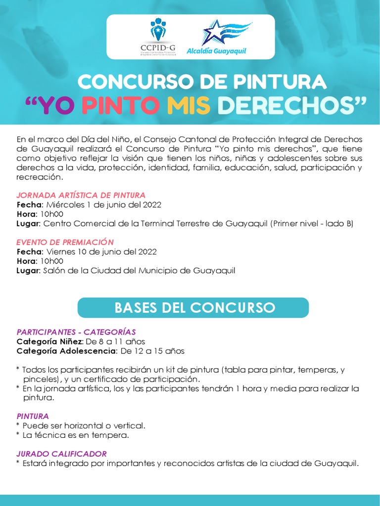 Bases Del Concurso de Pintura | Descargar gratis PDF | Pinturas