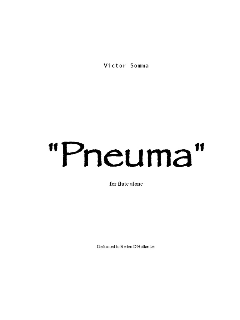 Pneuma | PDF