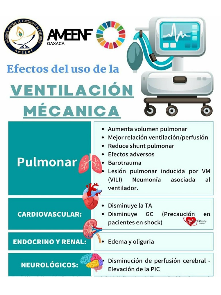 Efectos Del Uso de La Ventilacion Mecanica | PDF