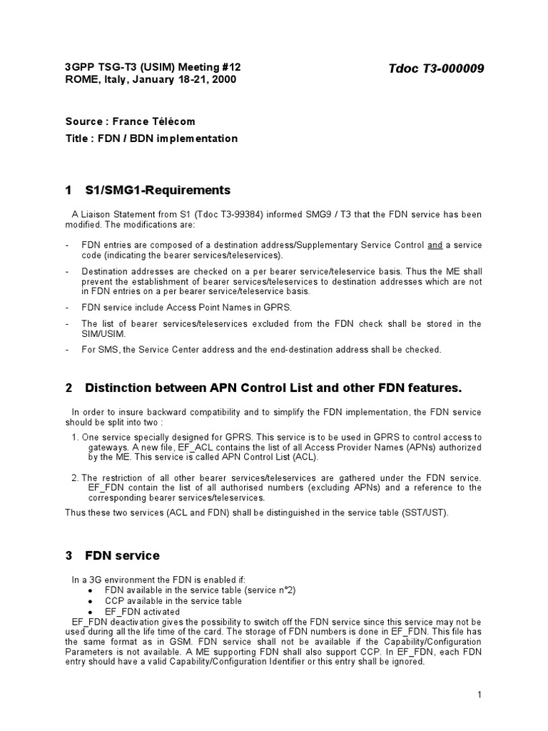 ACL (APN Control List) - 3GPP | PDF | General Packet Radio Service | Computer Science