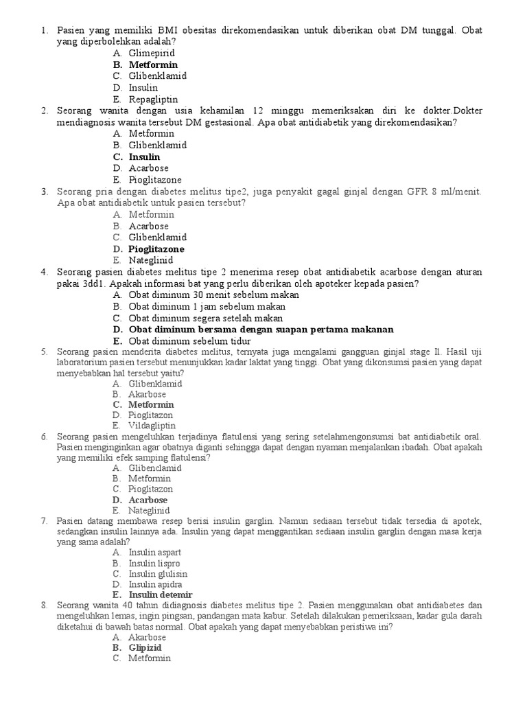 Soal-Soal Quis Farter | PDF