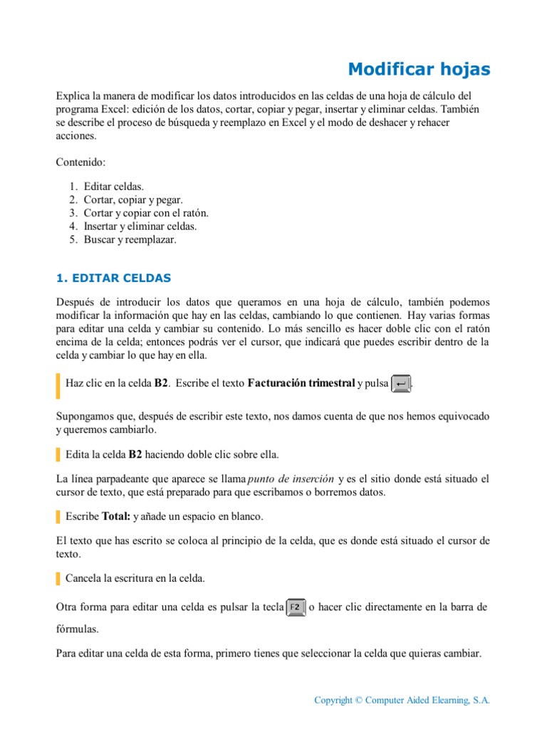 Manual Lec05 | PDF | Hoja de cálculo | Microsoft Excel