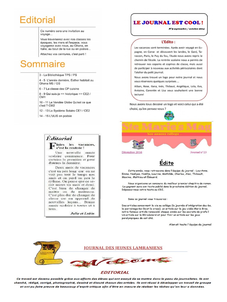 Edito Exemples | PDF