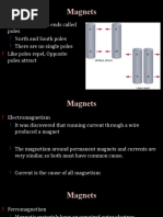 Chapter 10 Magnetism Multiple Choice1 | PDF | Magnetic Field | Force