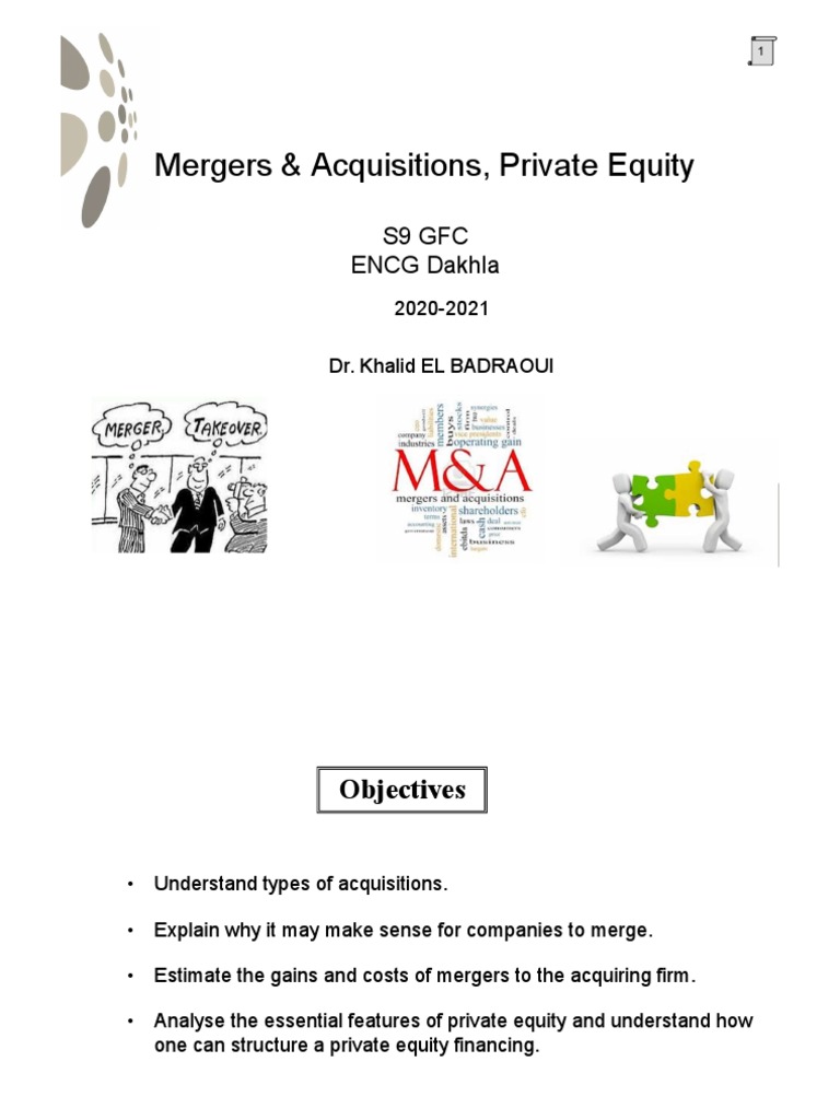 Cours MA Private Equity | PDF | Mergers And Acquisitions | Takeover