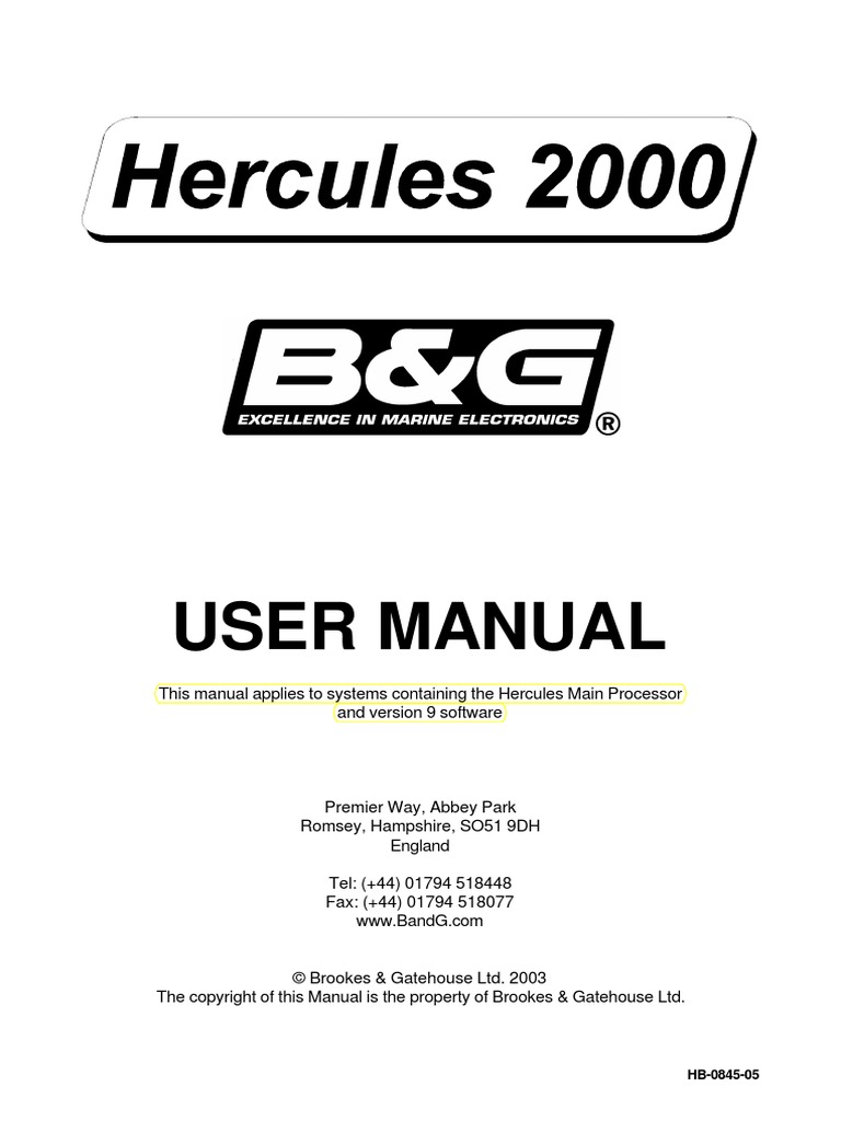 Hercules User Manual | Download Free PDF | Compass | Menu (Computing)