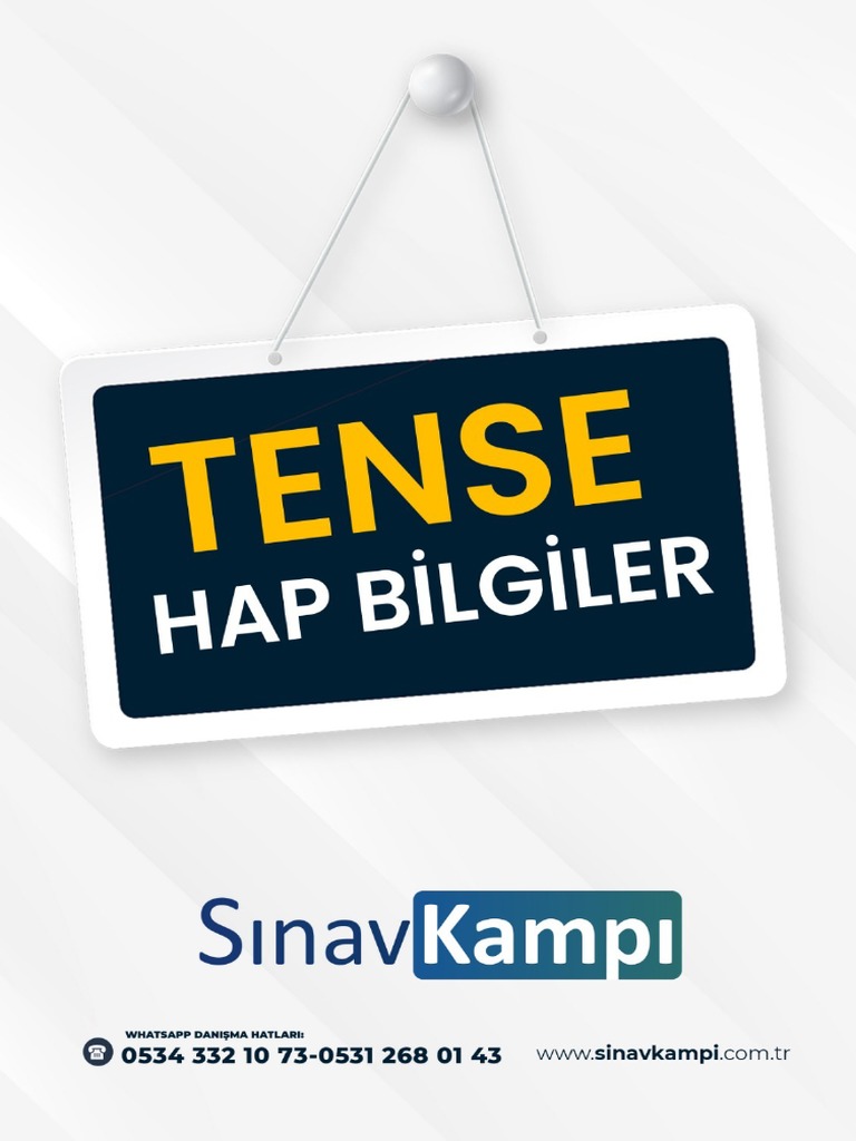 Tense Hap Bi̇lgi̇ler | PDF | Languages | Foreign Language Studies