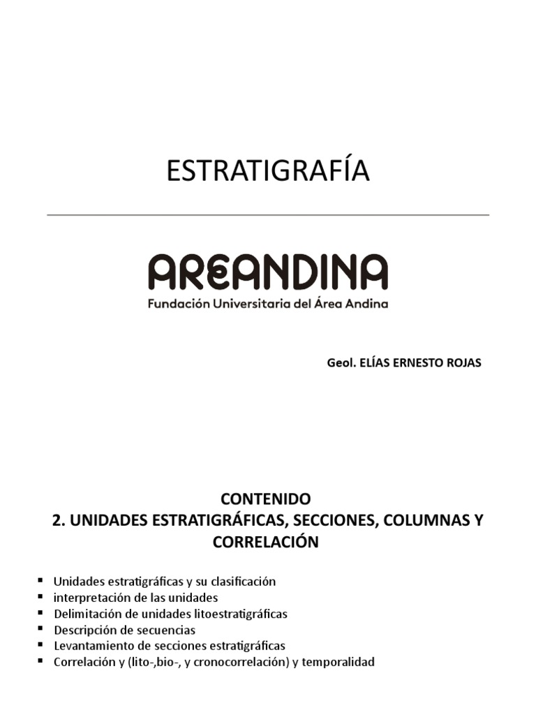 Estratigrafía3 1 | PDF | Estrato | Ritmo