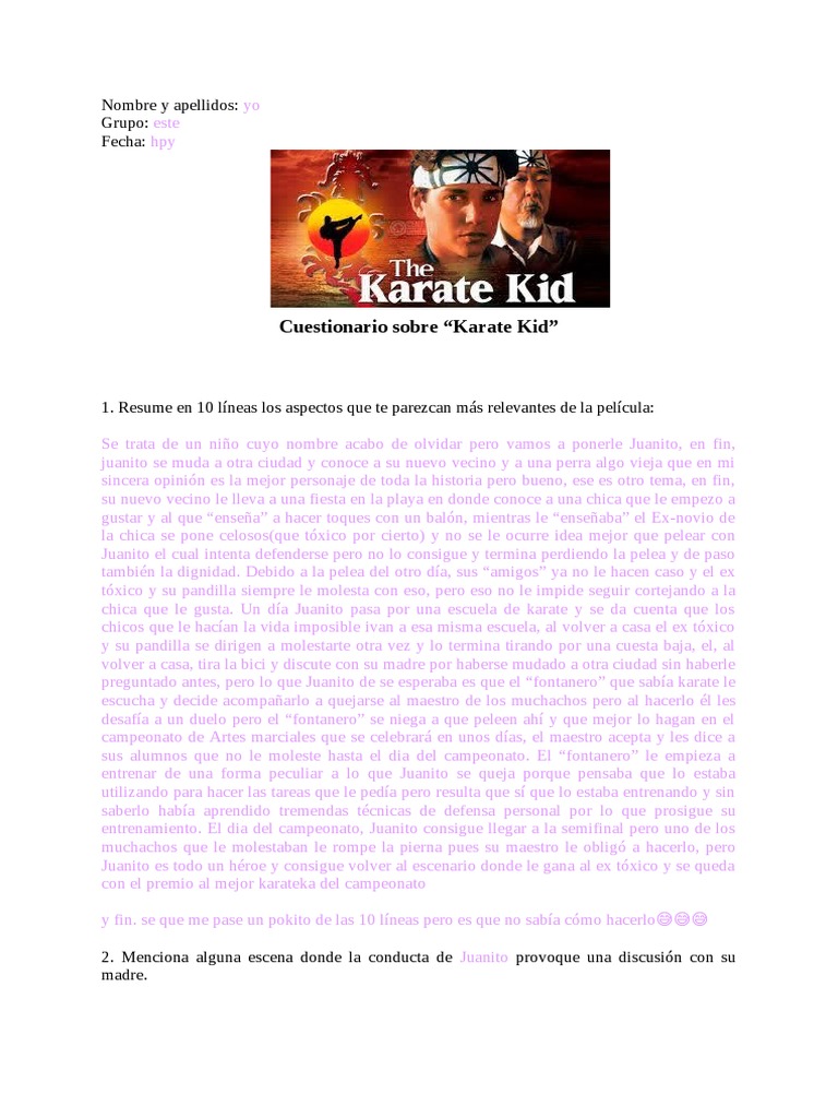 Karate Kid | PDF