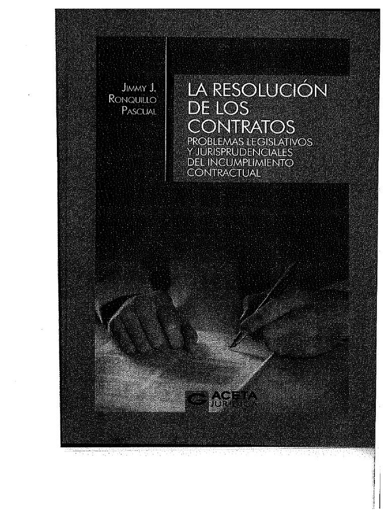 La Resol. Por Incumplimiento Ronquillo | PDF