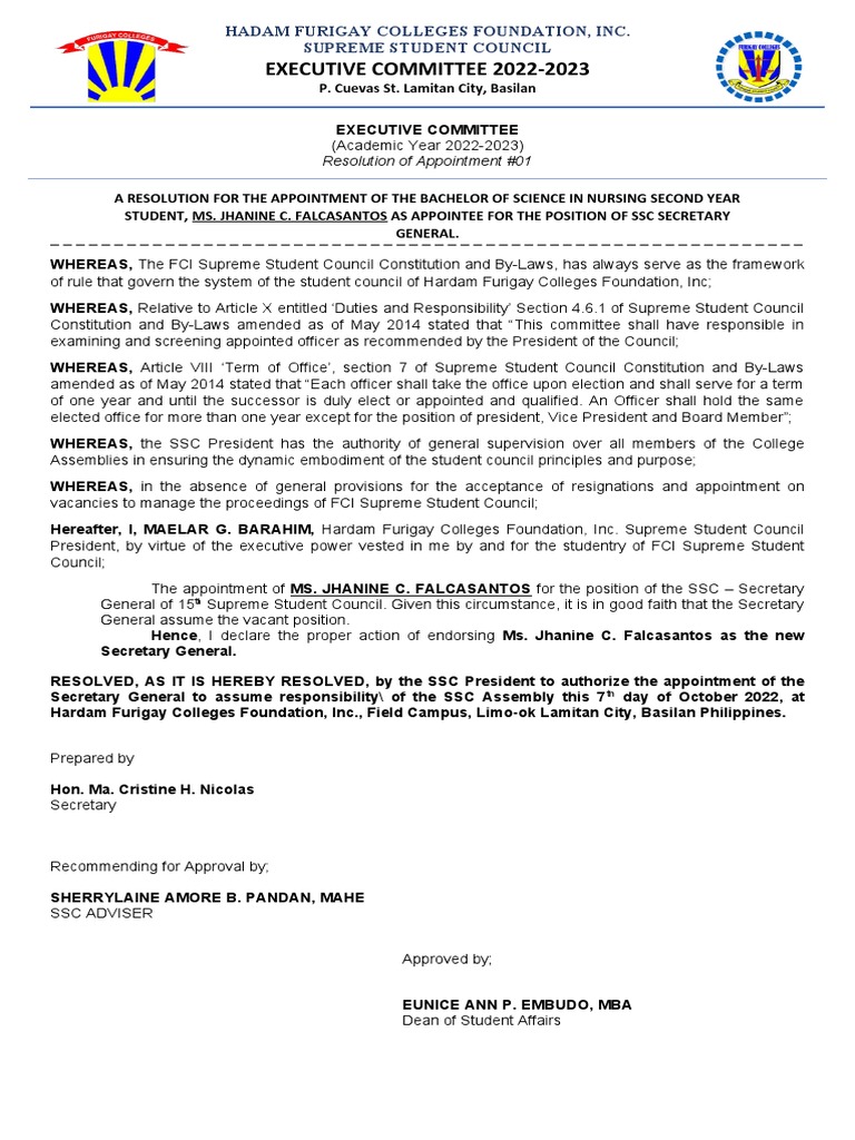 EXECOM | PDF | Justice | Crime & Violence