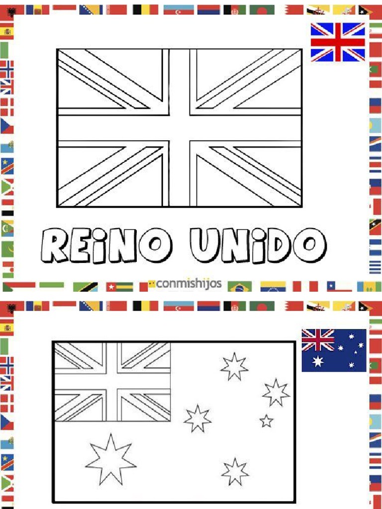 Banderas para Colorear | PDF