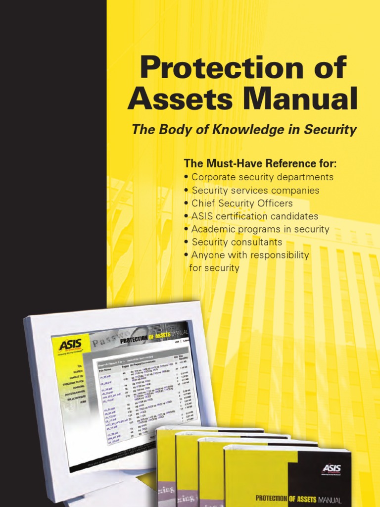 Protection of Assets Manual: The Body of Knowledge in Security | PDF | Subscription Business ...