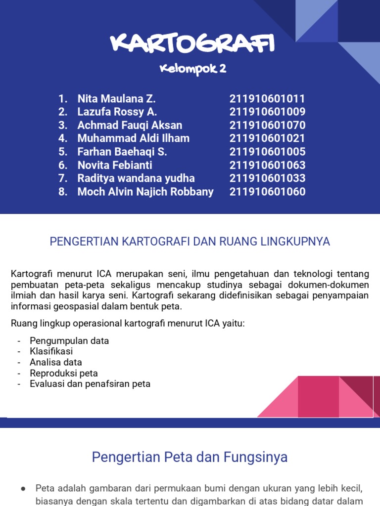 KARTOGRAFI | PDF | Metode & Bahan Ajar