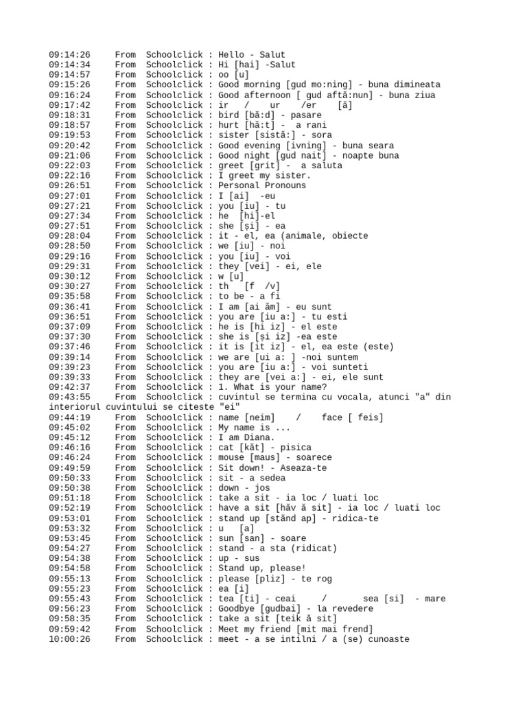 Prima Lectie (Engleza) | PDF