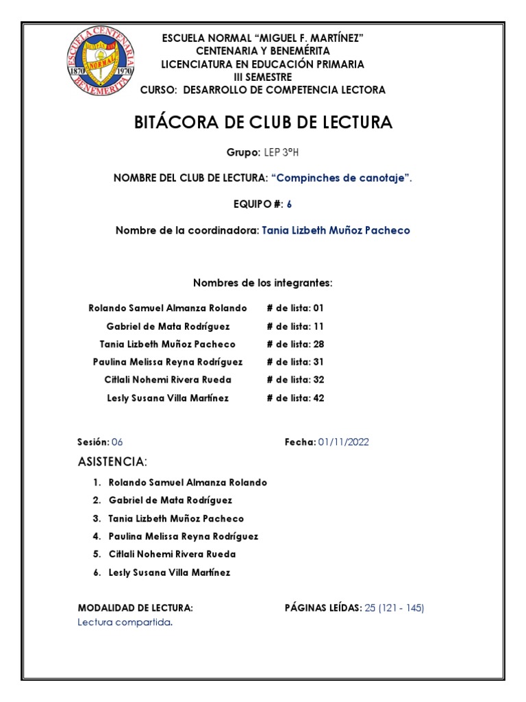 SESIÓN 6 | PDF