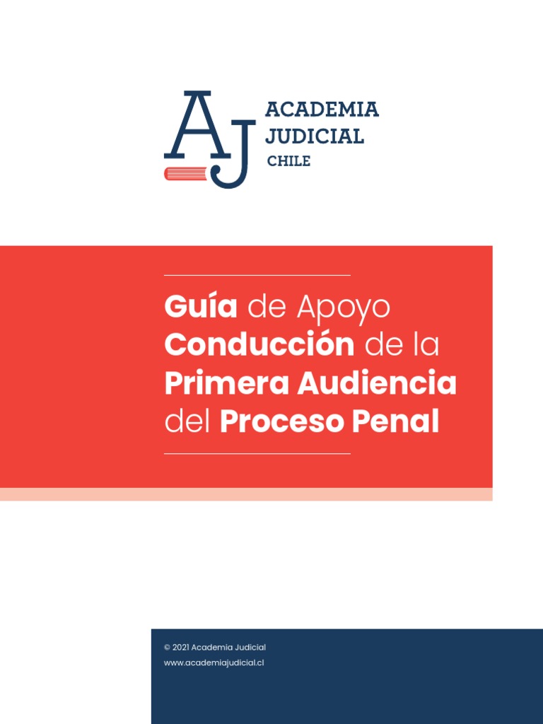 Guia Conduccion Primera Audiencia Proceso Penal V2 | PDF | Ley procesal | Procedimiento Criminal