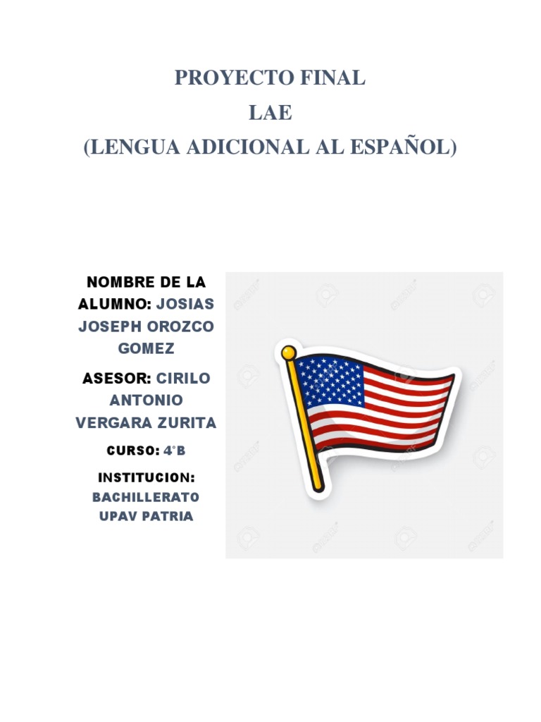 Proyecto Ingles Yosepm | PDF | Verbo | Adverbio