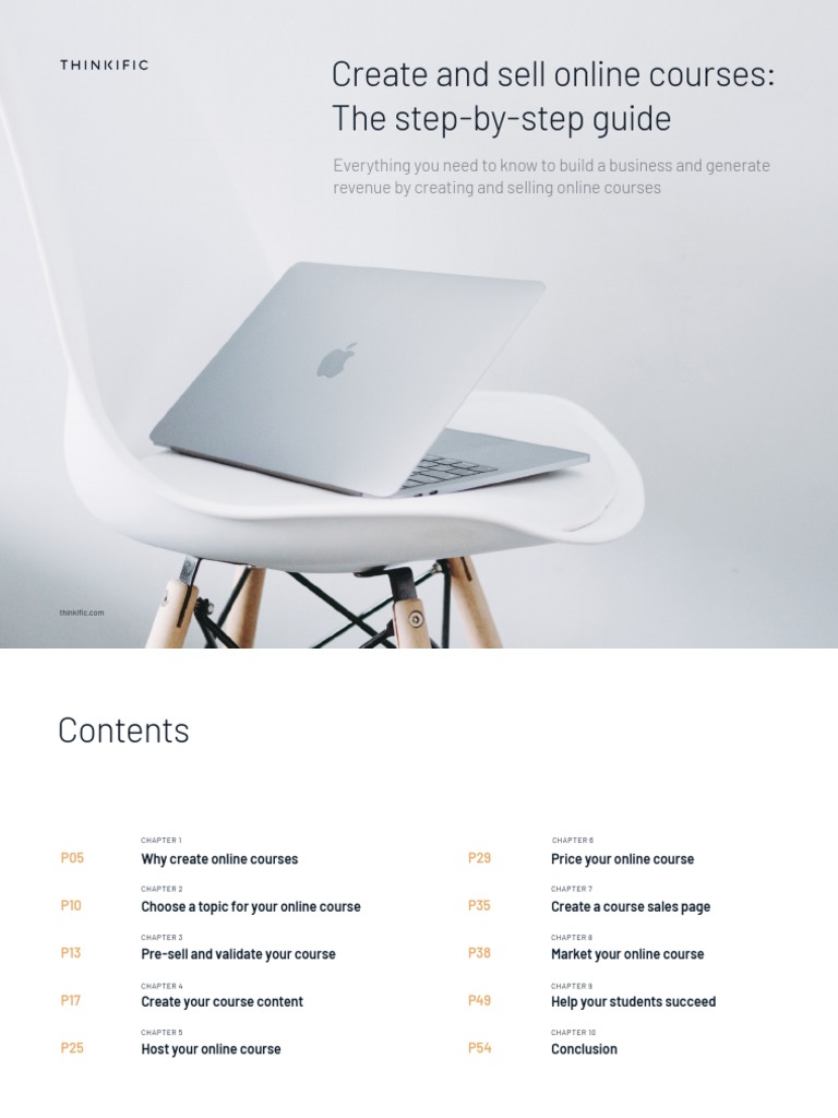 Create and Sell Online Courses Guide 1 | Download Free PDF ...