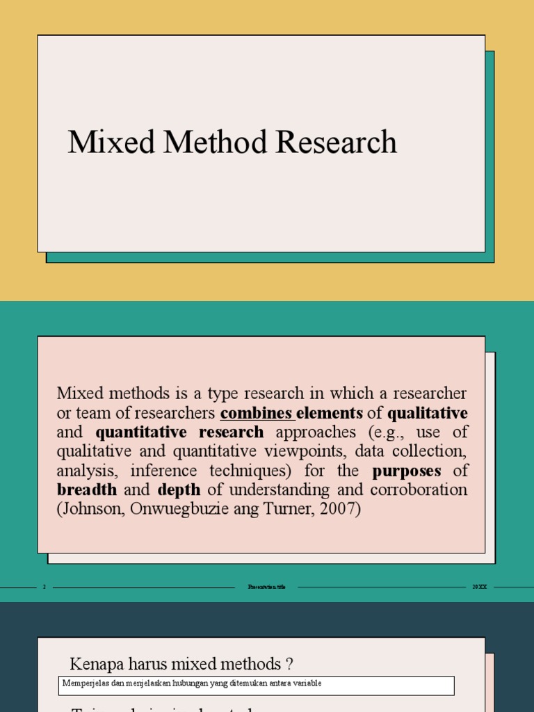 Overview of Mixed Methods Research | PDF | Qualitative Research ...
