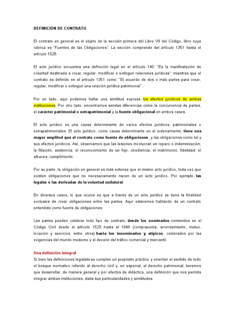 Separata 4 Los Contratos | PDF | Justicia | Crimen y violencia