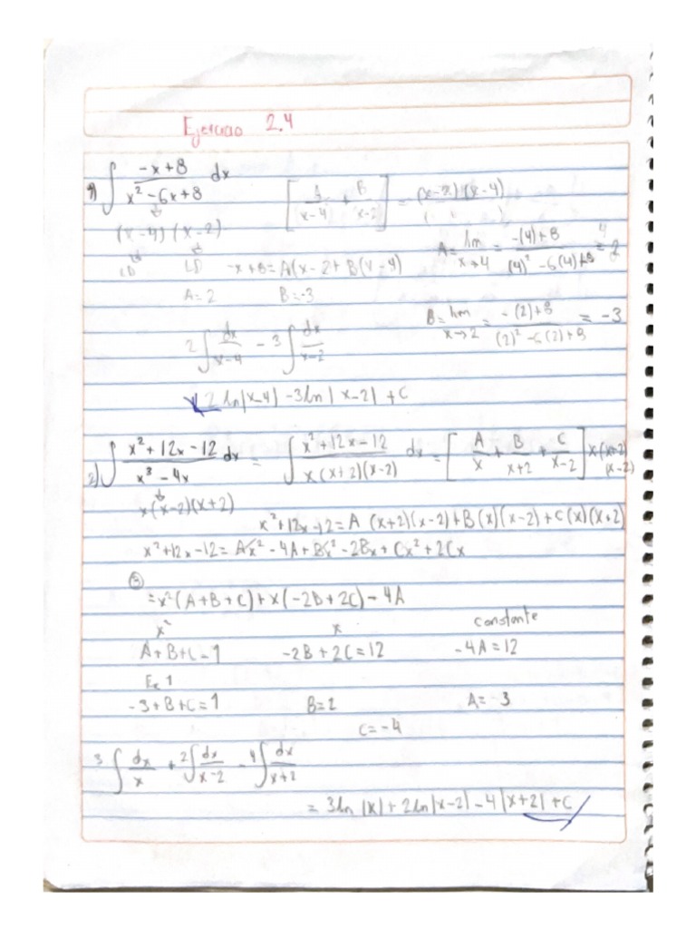 Ejercicio 2.4 Mate 2 | PDF