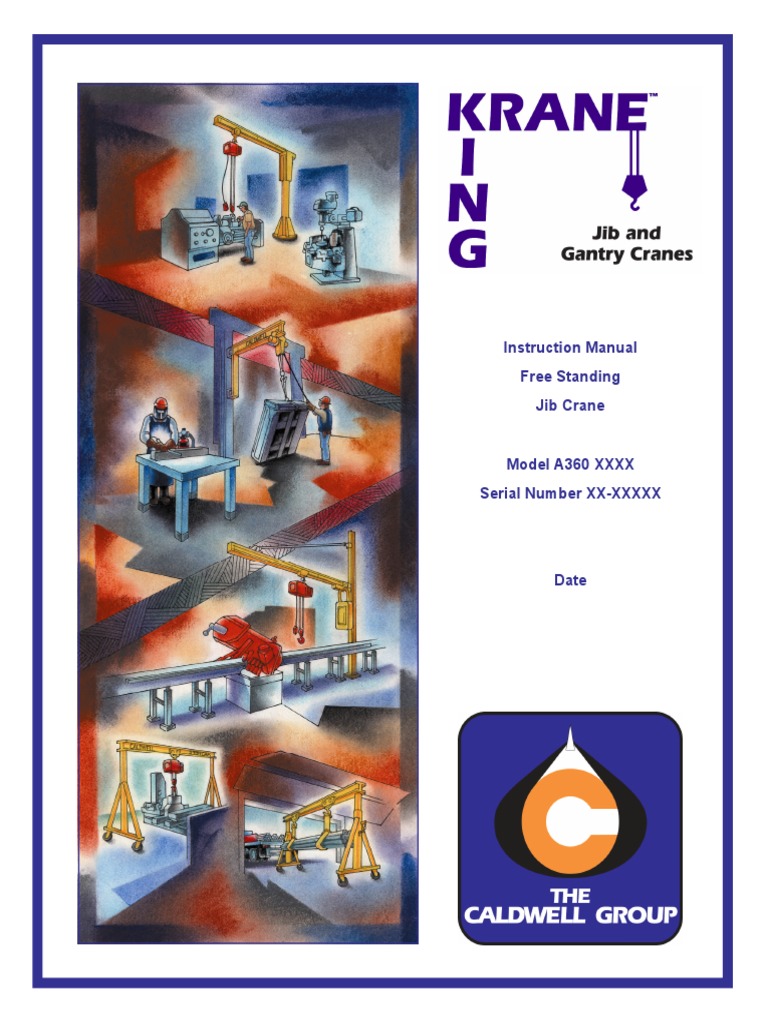 KraneKing Jib and Gantry 1 | PDF | Crane (Machine) | Screw