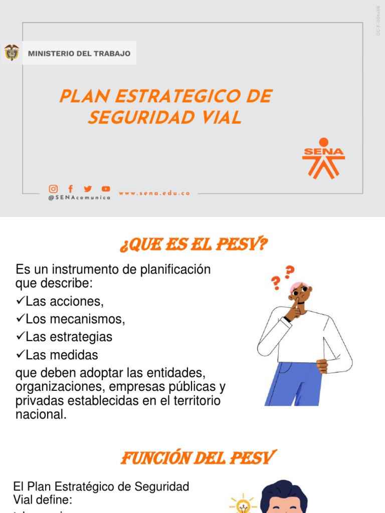 Presentación PESV | PDF | Valores | Seguridad vial