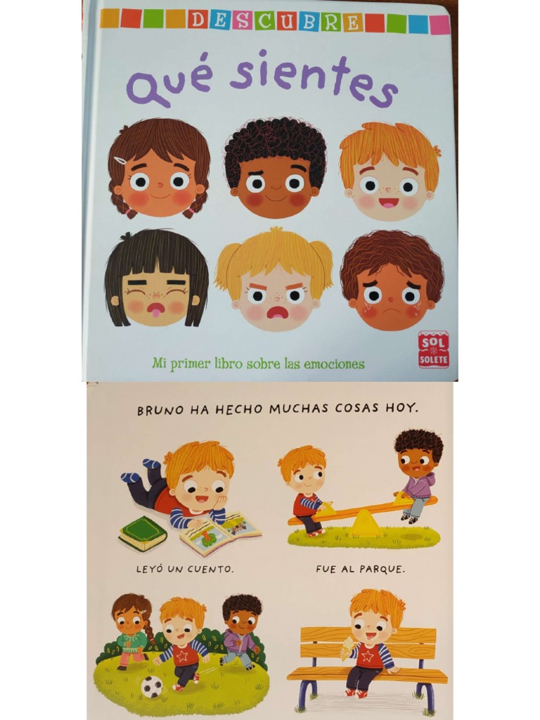 QUÉ SIENTES. Mi Primer Libro Sobre Las Emociones | PDF