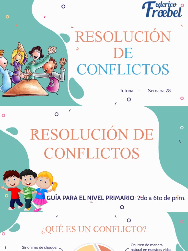 2do A 6to Primaria - Resolución de Conflictos | PDF