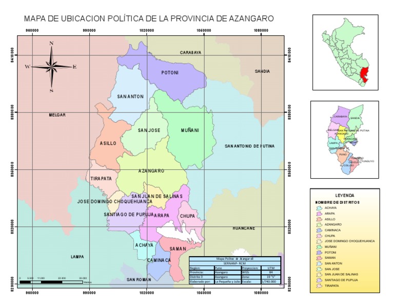 Azangaro Mapa Final | PDF