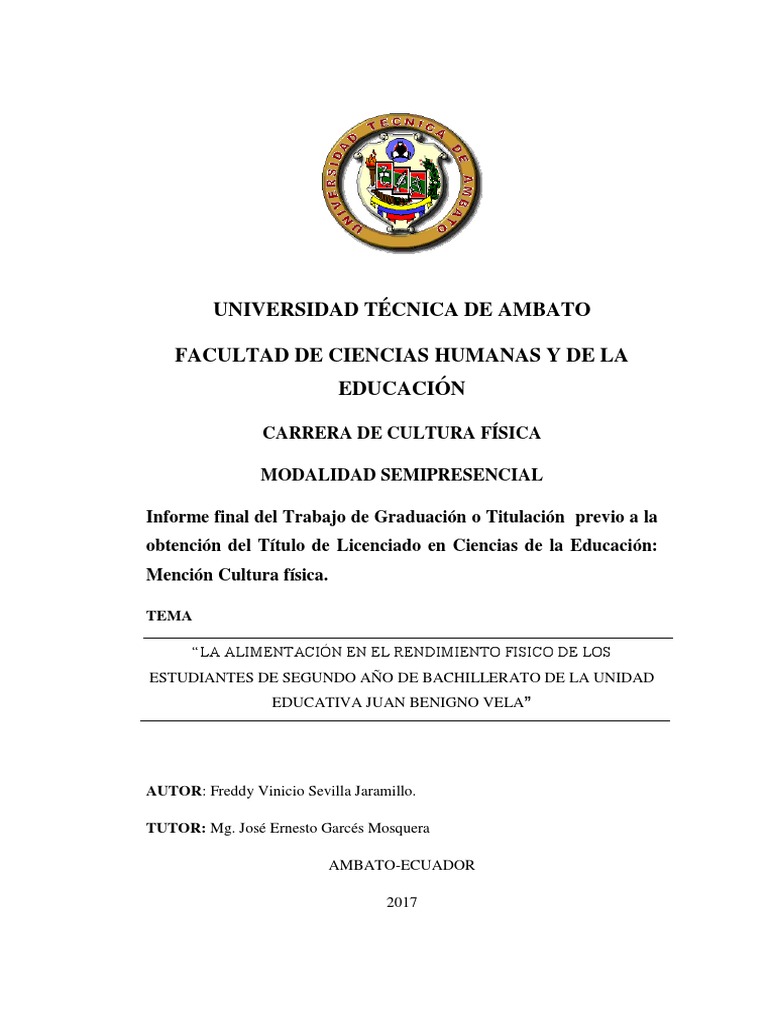 Proyecto de Investigación Freddy Vinicio Sevilla Jaramillo | PDF ...