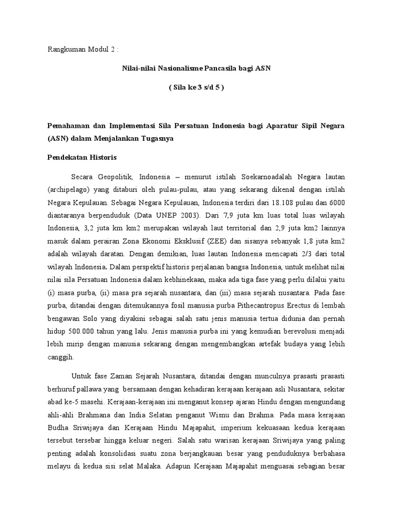 Rangkuman Modul 2 ASN | PDF