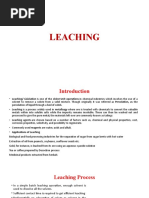 Leaching - Solid - Liquid Extraction Lecture 1 | PDF | Solubility | Phase (Matter)