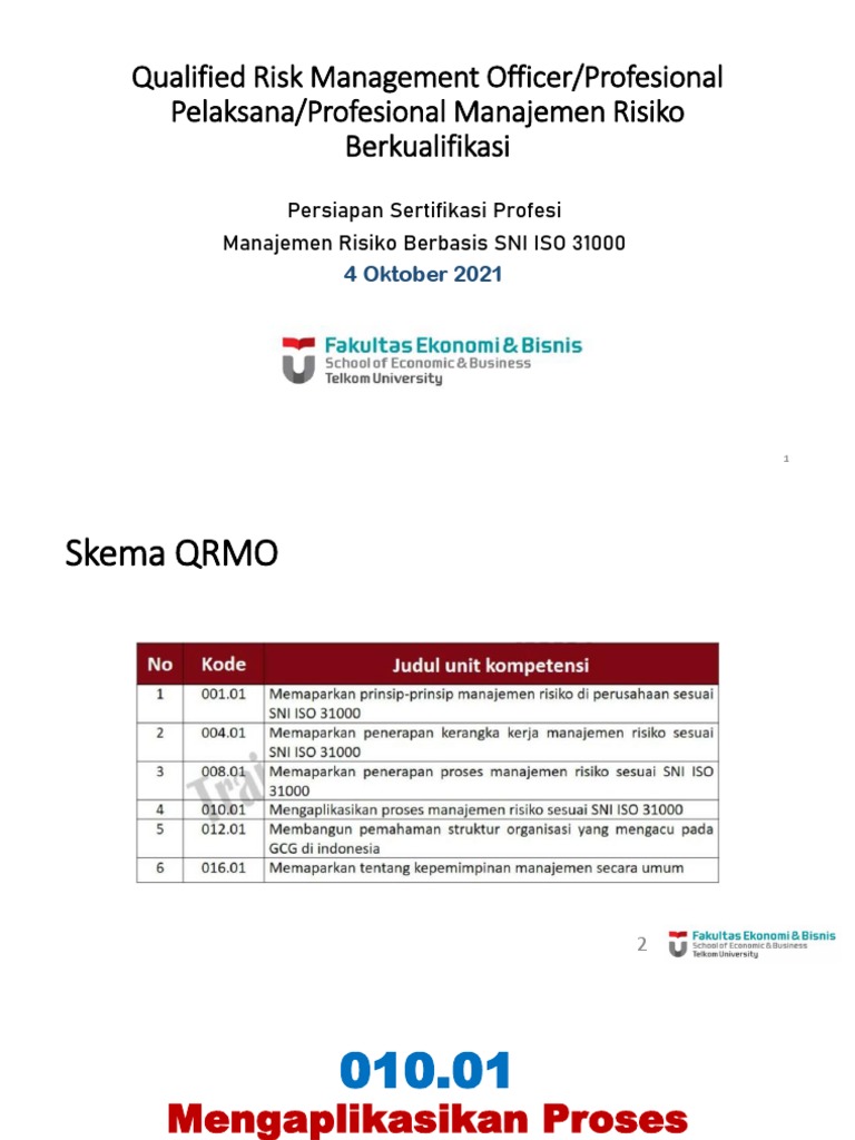 QRMO - Modul - Review Workbook Case Study 3 - 4 Oktober 2021 | PDF