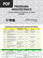 Auditorio-Programa Arquitectonico | PDF