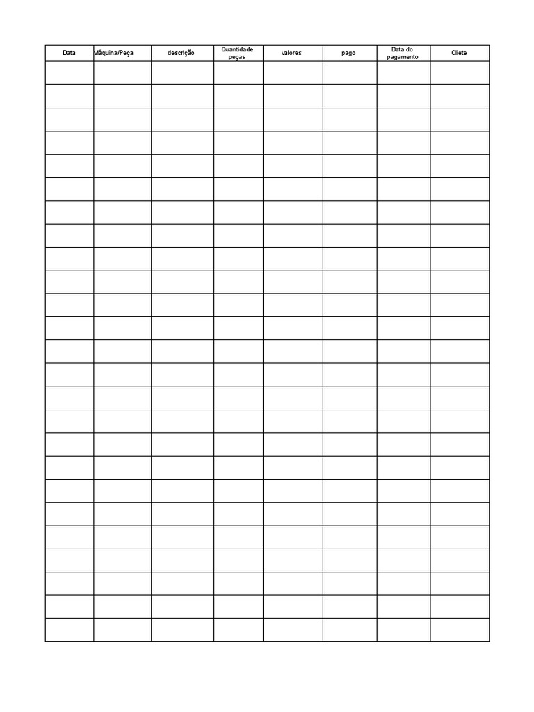 Planilha Sem Título - Página1 | PDF