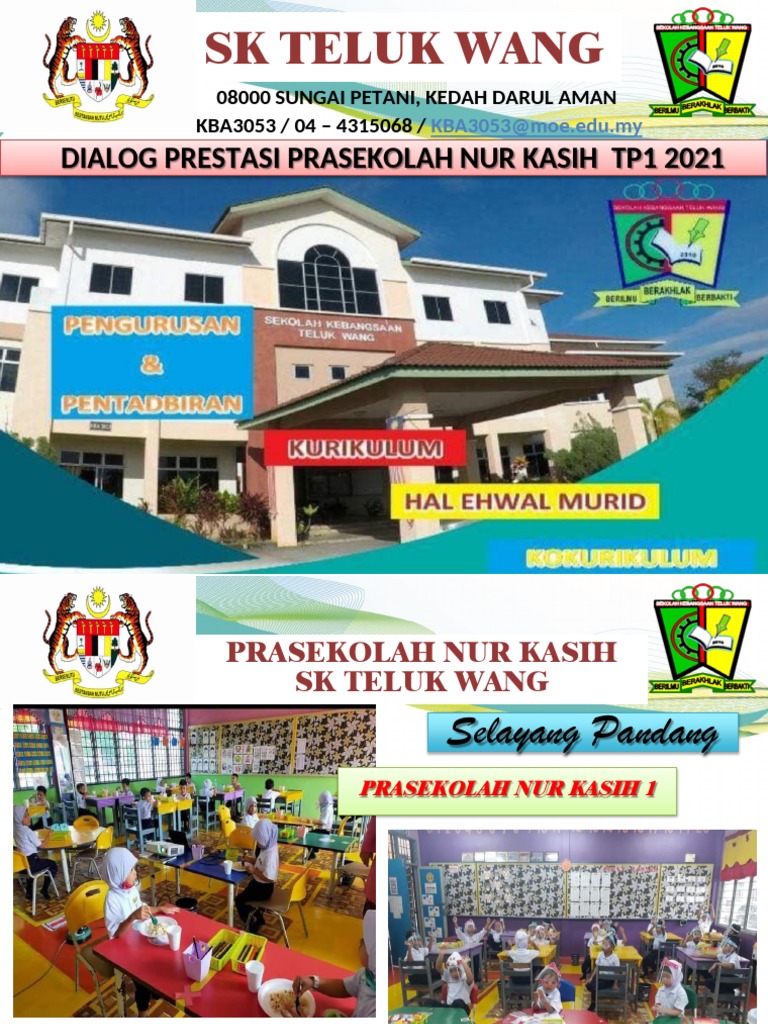 Dialog Prestasi Prasekolah SK Teluk Wang | PDF