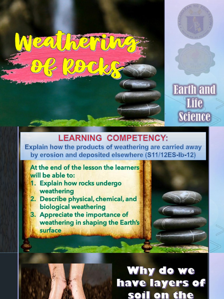 Weathering of Rocks - Lecture | PDF | Weathering | Earth Sciences
