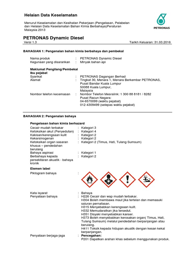 BM - Petronas Diesel | PDF