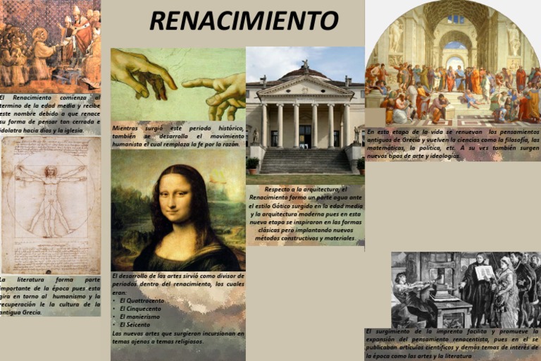 El Renacimiento Infografia | PDF | Renacimiento