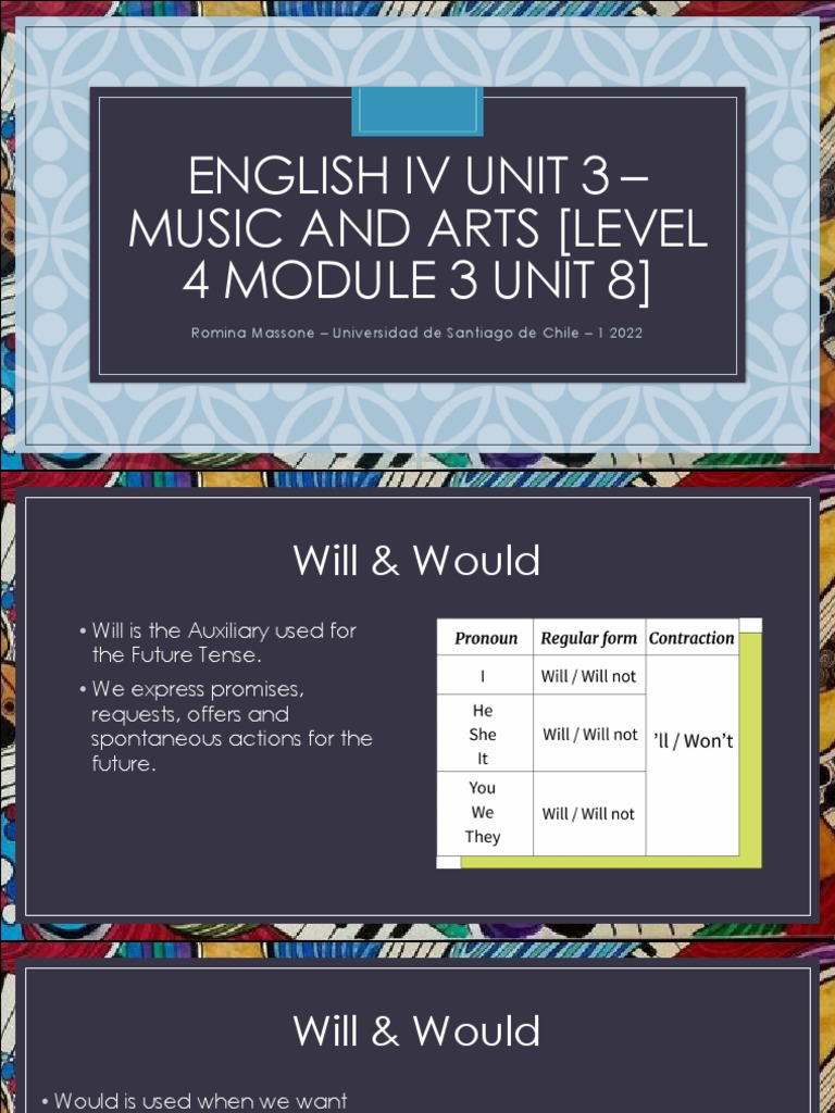 English IV Unit 3 - Music and Arts | PDF