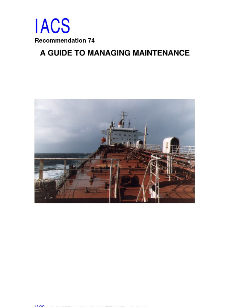 A Guide To Maintenance Management | PDF | Regulatory Compliance | Safety