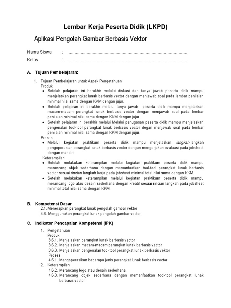 LKPD KD 6 | PDF