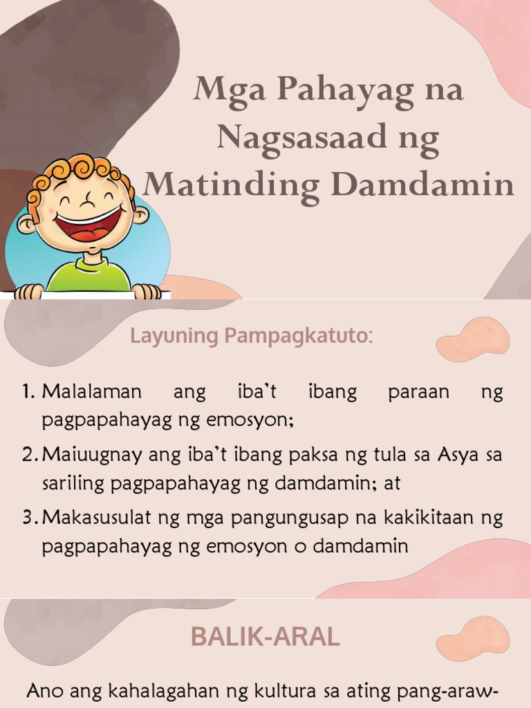 Matinding Damdamin | PDF