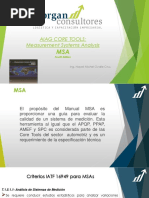 Análisis del Sistema de Medición MSA | PDF | Exactitud y precisión ...