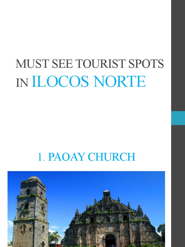 Must See Tourist Spots in Ilocos Norte | PDF